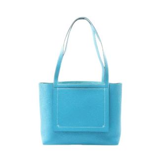 Herm&egrave;s Pre-owned Cuir sacs-ports-paule - Femme - Pre-owned - Bleu - Taille: ONE Size