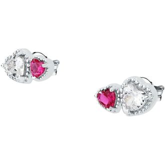 Cleor Boucles doreilles en argent 925/1000 et zircon