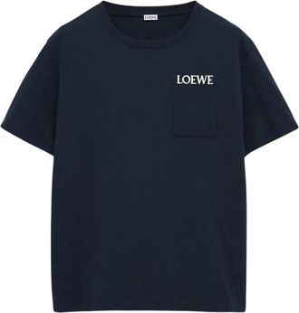 Loewe Homme, Tops, Bleu, Taille: M T-shirt Coupe D&eacute;contract&eacute;e