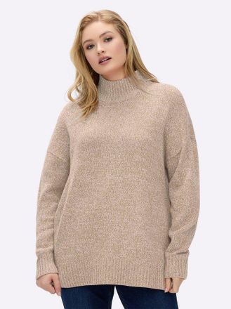Sheego Strickpullover Pullover Langarm Jersey