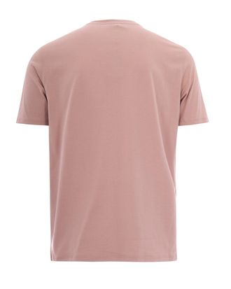 Emporio Armani Mens T-Shirt Essential Pima Cotton Pink T-Shirts And Polos