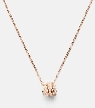 Bulgari Halskette Serpenti Viper aus 18kt Ros&eacute;gold mit Diamanten
