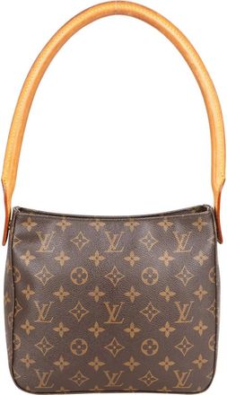 Louis Vuitton Crossbody Bags - Louis Vuitton Canvas Monogram Looping MM Shoulder - Gr. unisize - in Braun - f&uuml;r Damen