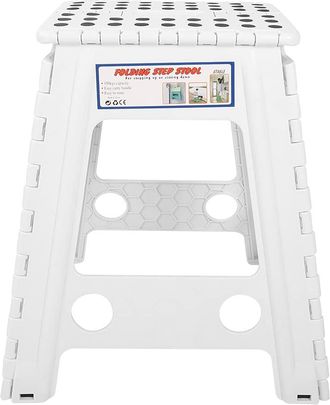 CHICIRIS Adfaga Klappbarer Tritthocker aus Kunststoff, rutschfest, tragbar, leicht, Stuhl f&uuml;r Erwachsene, f&uuml;r den Innen- und Au&szlig;enbereich, Material, mehrere Fa