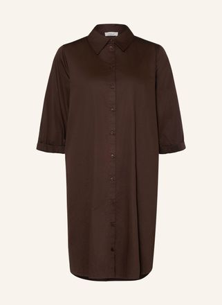 s.Oliver S.Oliver Hemdblusenkleid Mit 3/4-Arm braun