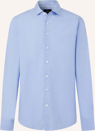 Hackett Freizeithemd City Solid Eoe blau