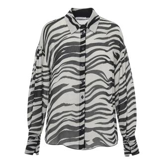 Patrizia Pepe Zebra Print Creponne Hemd - - Blouses & Shirts - Damen - Mehrfarbig - XS