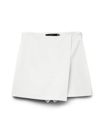 Vero Moda Vero Moda Vmmelina Hw Jupe-Short Noos pour Femme, Blanche-Neige, L