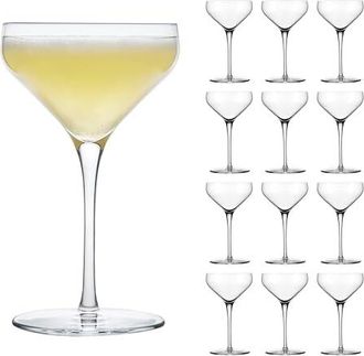 Libbey 70026 Trinkglas/Cocktailglas, Coupe PRISM, 237 ml, 12er Set