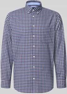 Christian Berg Regular Fit Freizeithemd mit Button-Down-Kragen