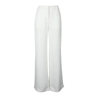 Costume National Femme, Pantalons, Blanc, Taille: 38 FR Pantalons Larges Contemporains pour Femmes