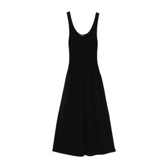 Theory Midi-Kleid mit U-Ausschnitt - - Dresses - Damen - Schwarzk - 2XL