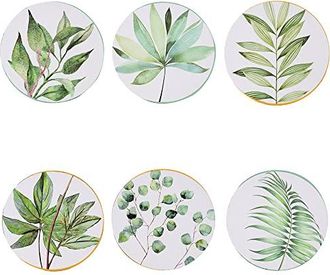 Villa D'Este Home Tivoli Platzteller Oriental Botanique &Oslash; 33 cm, 6 St&uuml;ck