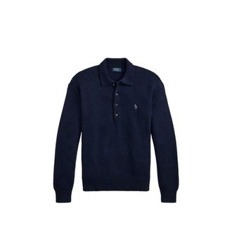 Polo Ralph Lauren Pull droit col polo en coton
