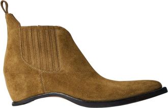 Maison Margiela Femme, Chaussures, Brun, Taille: 37 EU Bottines Chelsea Western Sans Talon