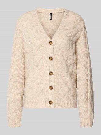 Pieces Regular Fit Strickjacke mit Woll-Anteil Modell NINA