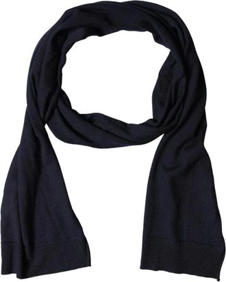 Dolce & Gabbana Femme, Accessoires, Noir, Taille: ONE Size Wool Knitted Shawl Neck Wrap Scarf