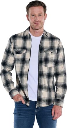 Engbers Herren Herren Overshirt kariert, Schwarz, 39427, Schwarz in Gr&ouml;&szlig;e 4XL