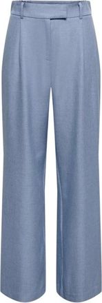 Only Only, Femme, Pantalons, Bleu, Taille: 42 FR L32 Wide Leg Pantalons