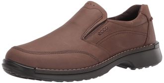 Ecco Herren Fusion Slipper, Kaffee-Nubukleder, 41 EU