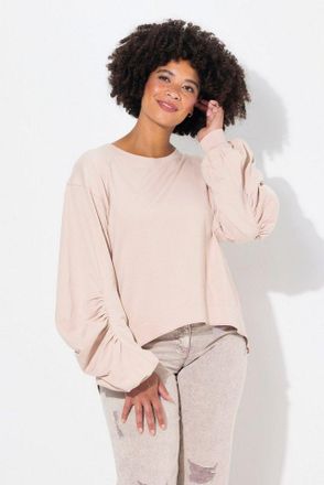 Angel Of Style Sweatshirt Sweatshirt A-Linie geraffter Raglan-Langarm