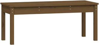 vidaXL Vidaxl - Gartenbank Honigbraun 109x44x45 cm Massivholz Kiefer