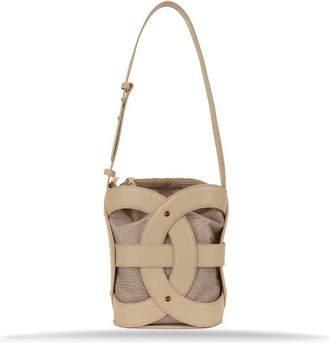 Borbonese Femme, Sacs, Beige, Taille: ONE Size Bucket Bag
