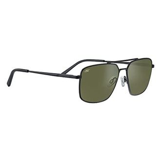 Serengeti Eyewear Aitkin Gafas, Matte Black, M Unisexe Adulte