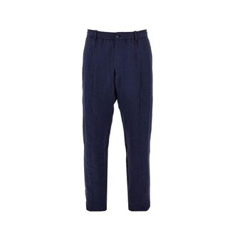 Emporio Armani Delav&eacute; linen pants Man 44