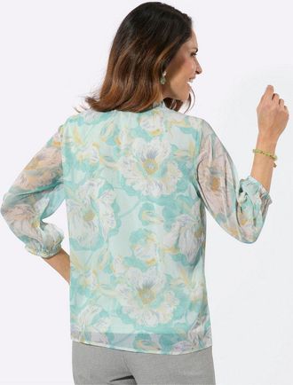 Witt Klassische Bluse Druck-Bluse 3/4-Arm