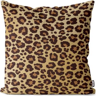 Void Watches Leopard Leo-Print Muster Kissenbezug Kissenhülle Sofakissen Kissen Deko Outdoor-Kissen Dekokissen, Kissen Größe:50 x 50 cm