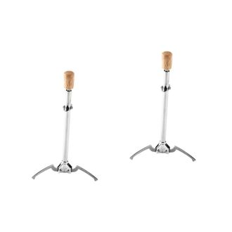 Pretyzoom 2 STK Multifunktionaler Lebensmittelclip Edelstahlzange f&uuml;r Eisw&uuml;rfel Dreieckige Lebensmittelzange Eisw&uuml;rfelschale f&uuml;r Tasse Jungtier Netz Eisklammer 