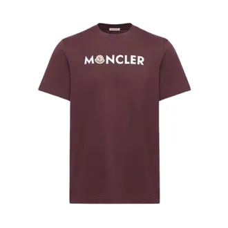 Moncler Homme, Tops, Rouge, Taille: M T-shirt SS