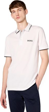 BOSS Paddy Pro Poloshirt für Herren, Klares Weiß, XL