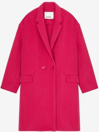Isabel Marant Manteau Efegozi - Femme - Framboise - Taille 38 - Isabel Marant