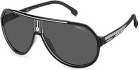 Carrera 1057/s 08A/M9 BLACK GREY Sunglasses Men Propionate, Standard, 64