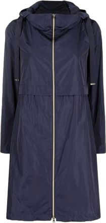 Herno Femme, Manteaux, Bleu, Taille: 40 FR Parka L&eacute;g&egrave;re