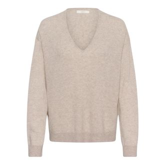 Inwear Monika Col en V - Femme - Pulls - Beige - Taille: 46 FR