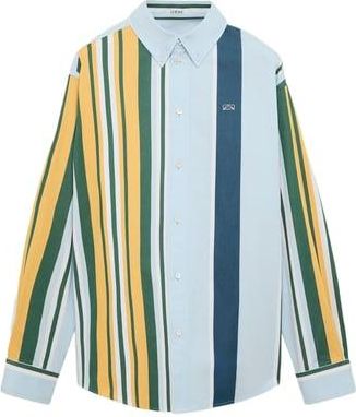 Loewe Chemise en serg&eacute; de coton ray&eacute;