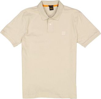 Boss Orange by Hugo Boss BOSS Orange Herren Polo-Shirt beige Slim Fit