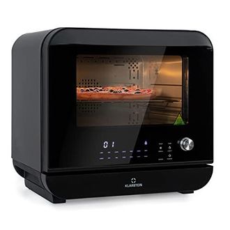 Klarstein Klarstein Friteuse Sans Huile avec Fonction Maintien au Chaud, Friteuse Air Chaud Air Fryer XL 2450W, Mini Friteuse Electrique Sans Huile, Airfryer 18