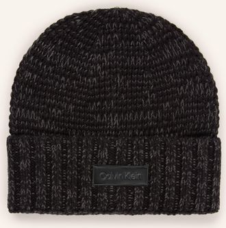 Calvin Klein M&uuml;tze Marl schwarz