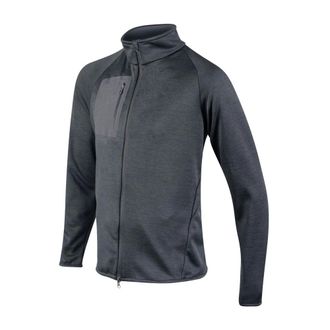 Komperdell Sweatshirt mit durchgehendem Rei&szlig;verschluss - - Sport - Herren - Schwarzk - M