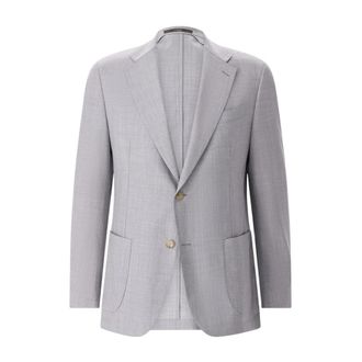 Windsor Zweireihiger Blazer - - Jackets - Herren - Grau - S