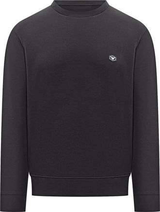 Emporio Armani Homme, Sweatshirts et sweats &agrave; capuche, Bleu, Taille: 2XL Crewneck SweaT-shirt