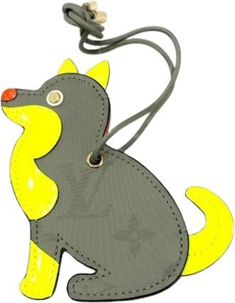 Louis Vuitton unisex, Pre-owned, Gris, Taille: ONE Size Charm de sac &agrave; main Monogram Pre-owned