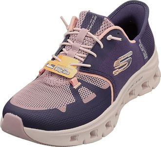 Skechers Glide-Step Pro Damen-Sneaker, Violetter Netzkorallenbesatz, 38 EU