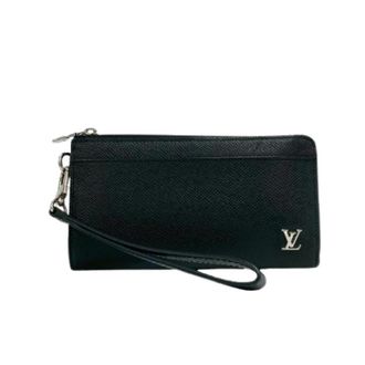 Louis Vuitton Pre-owned Zippy Dragonne Taiga Lange Geldb&ouml;rse - - Pre-owned - Herren - Schwarzk - ONE SIZE