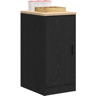 vidaXL Vidaxl - Armoire de rangement garage 40x51x85 cm en bois de pin - 2 compartiments - Surface de travail robuste - Facile &agrave; nettoyer