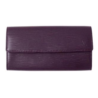 Louis Vuitton Portefeuille long (bi-pli) doccasion - Femme - Pre-owned - Violet - Taille: ONE Size